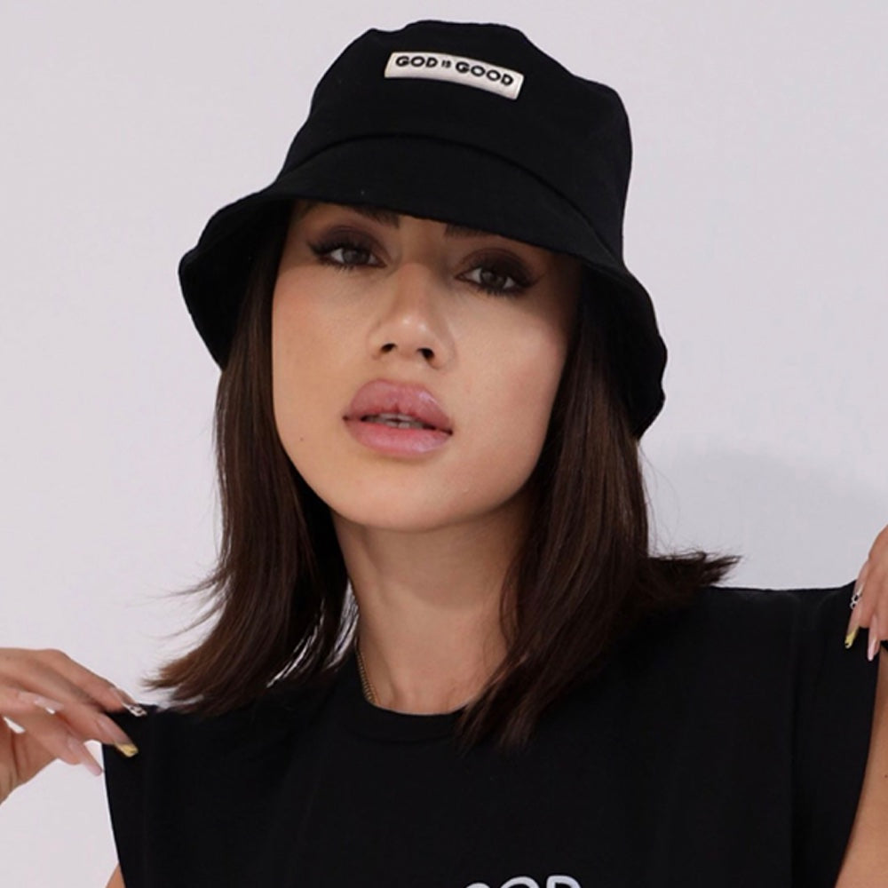 God Is Good Bucket Black Hat – The Spot Barbershop